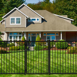 3-3 x 4-10 Black Steel Fence Gate at Menards®