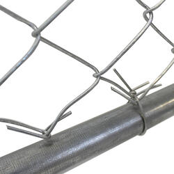 4' x 10' Galvanized Chain-Link Fence Double Drive Gate at Menards®