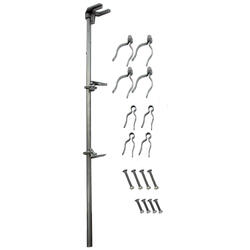 4' x 10' Galvanized Chain-Link Fence Double Drive Gate at Menards®