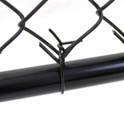 4' x 4' Black Chain-Link Fence Gate at Menards®