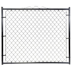 4' x 5' Black Chain-Link Fence Walk Gate at Menards®