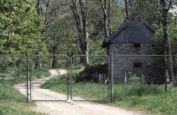 6' x 10' Galvanized Chain-Link Fence Double Drive Gate at Menards®