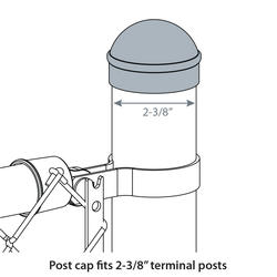 2-3/8" Chain-Link Terminal Cap at Menards®