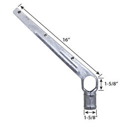 1-5/8" x 1-5/8" Galvanized Chain-Link Fence Barb Arms at Menards®