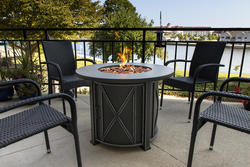 Backyard Creations® 35" Park Canyon Fire Pit Table at Menards®