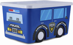 Goodyear® 12-1/2"W x 10-1/4"H x 18"D Police Car Rolling Storage Bin at ...