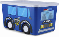 Goodyear® 12-1/2"W x 10-1/4"H x 18"D Police Car Rolling Storage Bin at ...