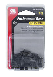 Gardner Bender® Black Push-Mount Bases - 10 Pack at Menards®