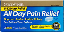 GoodSense® 220mg All Day Pain Relief Caplets - 50 ct at Menards®