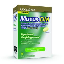 Good Sense® Mucus-DM Expectorant/Cough Suppressant Extended-Release ...