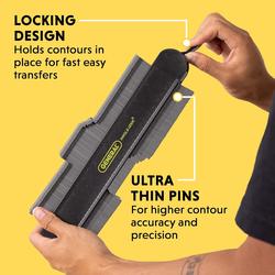 General Tools 10 Contour Gauge with Lock