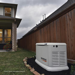Generac® 22,000-Watt (LP) 19,500-Watt (NG) Home Standby Generator with ...