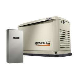 Generac® 10,000-Watt (LP) 9,000-Watt (NG) Home Standby Generator with ...