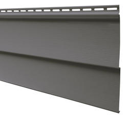 Concord® Designer Double 4" x 12'6" Windswept Smoke Vinyl Siding at ...