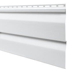 Concord® Double 5" x 12' Pearl Dutchlap Vinyl Siding at Menards®