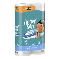 Angel Soft®Toilet Paper With Fresh Linen Scented Tube - 8 Mega Rolls at ...