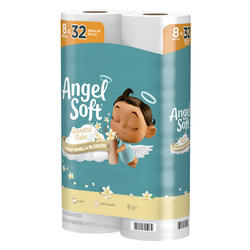 Angel Soft®Toilet Paper With Vanilla Scented Tube - 8 Mega Rolls at ...