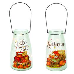 Pumpkin Hollow™ 10" Frosted Jar- Assorted Styles at Menards®