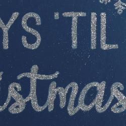 Enchanted Forest® 23" Blue Wooden Christmas Countdown Calendar Porch ...