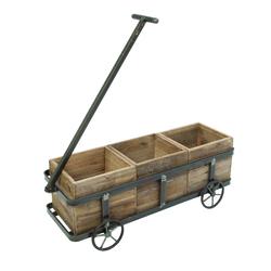 Enchanted Garden™ 26-3/4" Wood & Metal Antique Wagon at Menards®