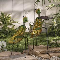 23" LED Solar Metal Mantis Garden Statue- Assorted Styles at Menards®