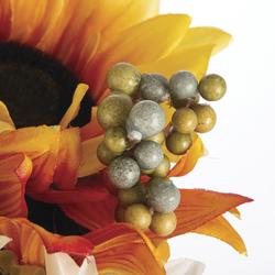 Pumpkin Hollow™ 21" Sunflower and Dahlia Fall Floral Arrangement at ...