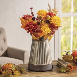 Pumpkin Hollow™ 21" Mum Fall Floral Arrangement at Menards®
