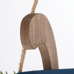 Enchanted Forest® 23" Blue Wooden Christmas Countdown Calendar Porch ...