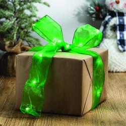 Enchanted Forest® 20-Light Battery-Operated Ribbon Christmas Novelty ...