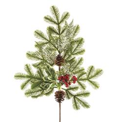 Enchanted Forest® 28" Holiday Berry & Pinecone Pick at Menards®