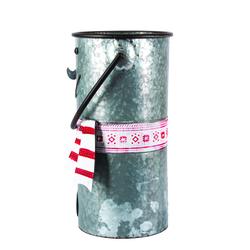 Enchanted Forest® 15-3/4" Galvanized Snowman Bucket at Menards®