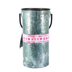 Enchanted Forest® 15-3/4" Galvanized Snowman Bucket at Menards®