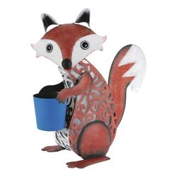 15" LED Solar Lighted Metal Fox Garden Statue at Menards®