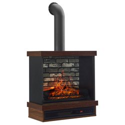Raelynn 25" Walnut Electric Fireplace Wall Stove at Menards®