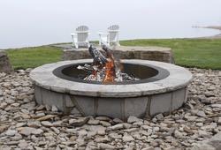 36-inch Round Solid Steel Fire Ring at Menards®