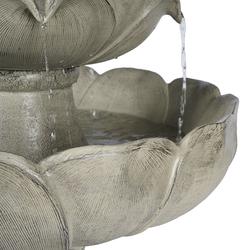 Enchanted Garden® 3'4" Tiered Magnolia Falls Outdoor Water Fountain at ...