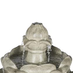 Enchanted Garden® 3'4" Tiered Magnolia Falls Outdoor Water Fountain at ...