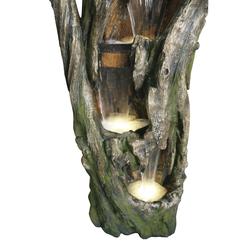 Enchanted Garden® 6'6-13/16" Tiered Grand Portage Outdoor Water ...