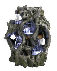 Enchanted Garden® 3'3" Tiered Hidden Falls Outdoor Fountain at Menards®