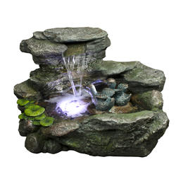 Enchanted Garden® 2'7" Duck Creek Park Outdoor Water Fountain at Menards®