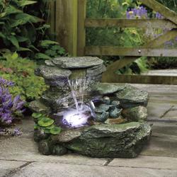 Enchanted Garden® 2'7" Duck Creek Park Outdoor Water Fountain at Menards®