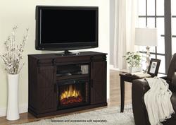 Pleasant Hearth® Barret 48" Aged Espresso Infrared Electric Fireplace ...