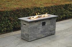 Backyard Creations® 50,000 BTU's Harrington Beach Fire Pit Table at ...