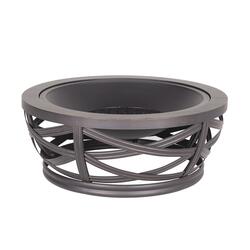 Backyard Creations® 35" Sawyer Steel Fire Pit at Menards®