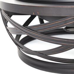 Backyard Creations® 35" Sawyer Steel Fire Pit at Menards®