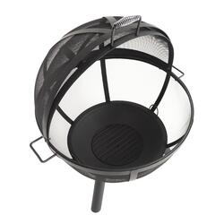 Backyard Creations® 35" Compass Sphere Steel Fire Pit at Menards®
