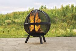 Backyard Creations® 35" Compass Sphere Steel Fire Pit at Menards®