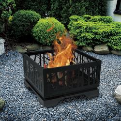 Backyard Creations® 26" Birch Forest Steel Fire Pit at Menards®