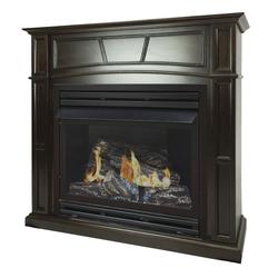 Pleasant Hearth 46"Tobacco Vent Free Dual Fuel Gas Fireplace at Menards®