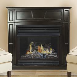 Pleasant Hearth 46"Tobacco Vent Free Dual Fuel Gas Fireplace at Menards®